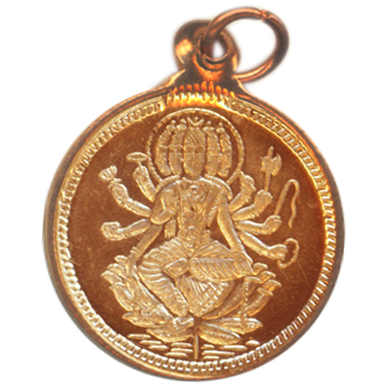 Aadhyathmik Aimpon Panchalogam Krishna With Cow Pendant Panchaloha ...